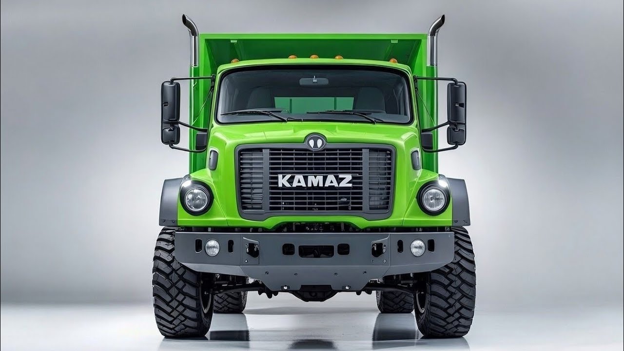 Powerful KAMAZ Heavy Duty Truck | Front View Design | Specs & Features ...
