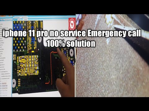 iphone 11 pro Emergency Call Only, No Service, No Sim Card Problem fix 100% solution - YouTube