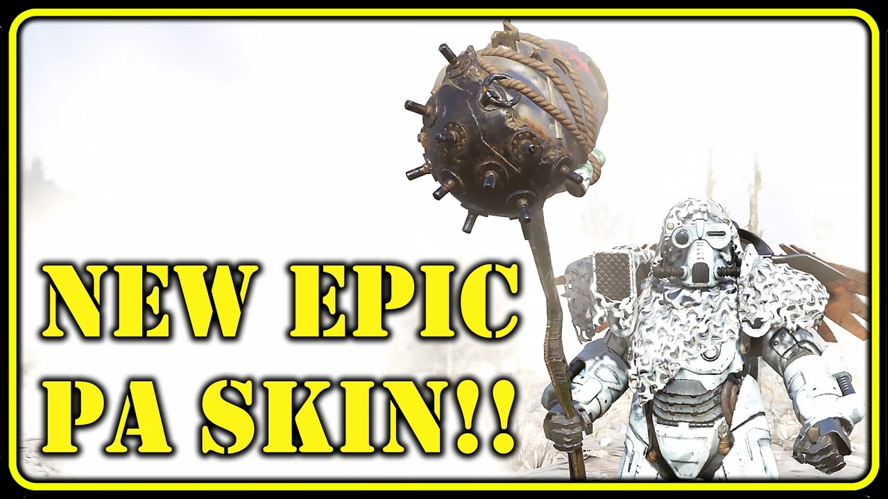 Fallout 76 - Sharpshooter Power Armor Paint | Showcase. - YouTube