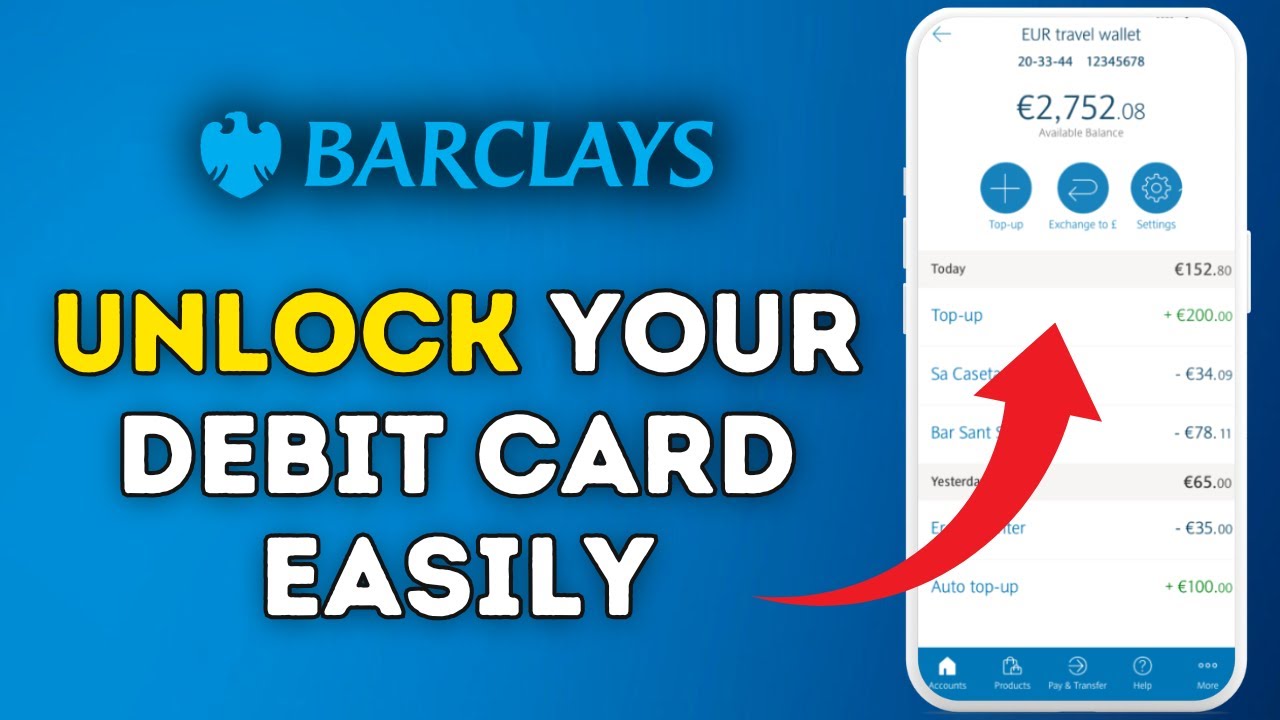 How to Unlock Your Debit Card in Barclays App 2025? - YouTube