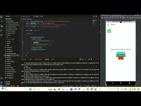 Stack Navigation && AppBar Drawer Navigation - YouTube