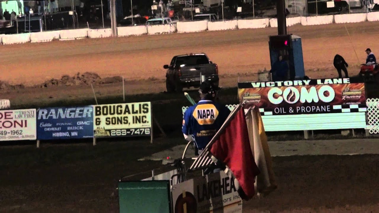 Superstock Feature Race at Hibbing Raceway on 8-20-2011 Part 2 - YouTube