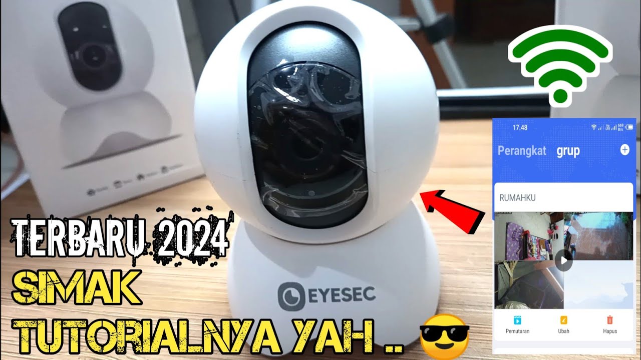 Cara Menyambungkan CCTV EYESEC Ke HP Android - YouTube