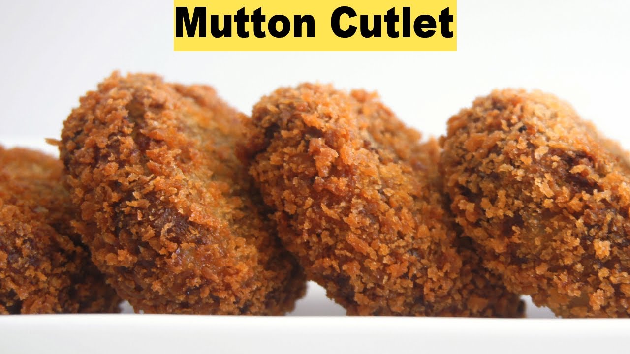 Mutton Cutlet Recipe| How to make Mutton Cutlet | Mutton Keema Cutlets ...
