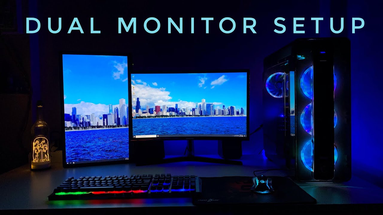 Dual Monitor Streaming PC Setup | Step by Step | Hindi - YouTube