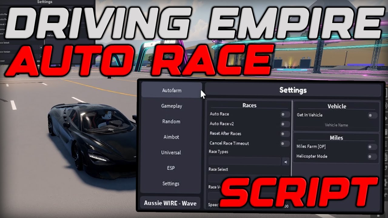 [🔥UPDATE] Driving Empire Script Gui Auto Race, Infinite Money & MORE ...