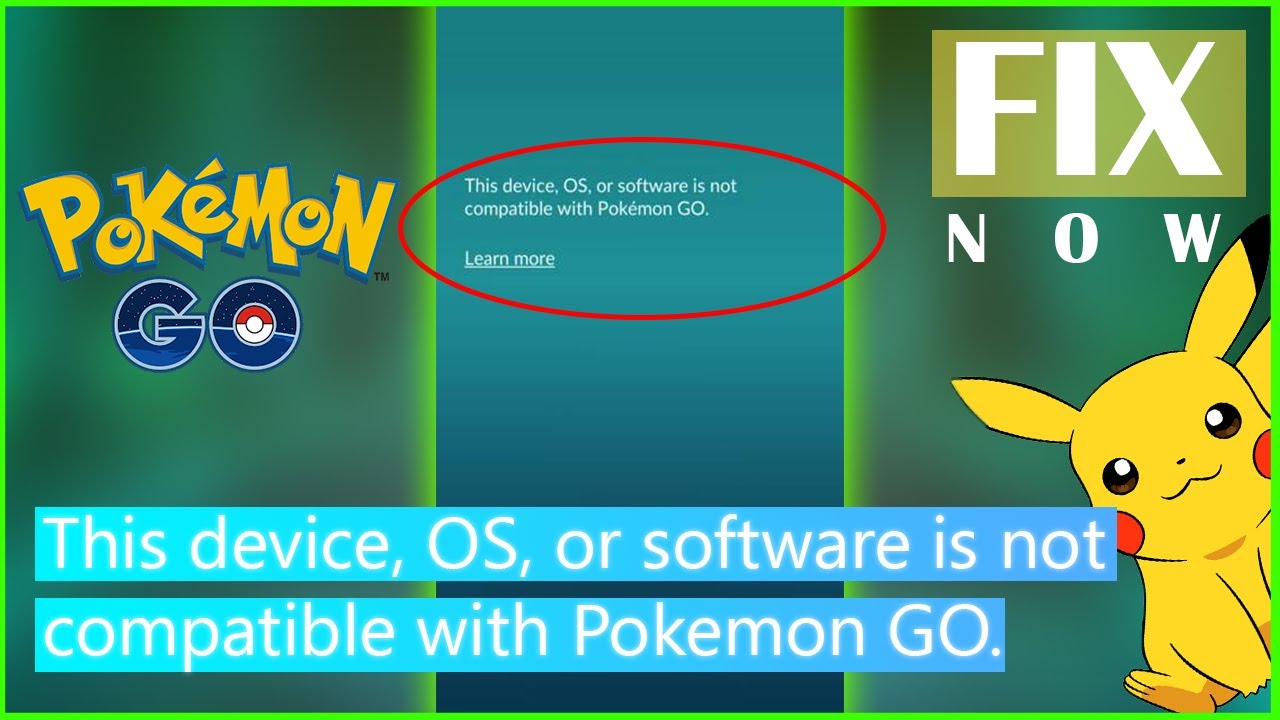 Pokemon Go Device,OS or Software is Not Compatible FIX - YouTube