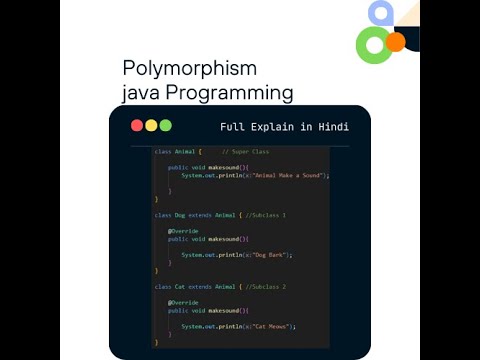 Java | Polymorphism | Full Explained in Hindi | For Beginner - YouTube