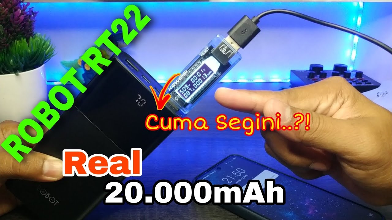 Robot RT22 | powerbank 20ribu mAh - YouTube