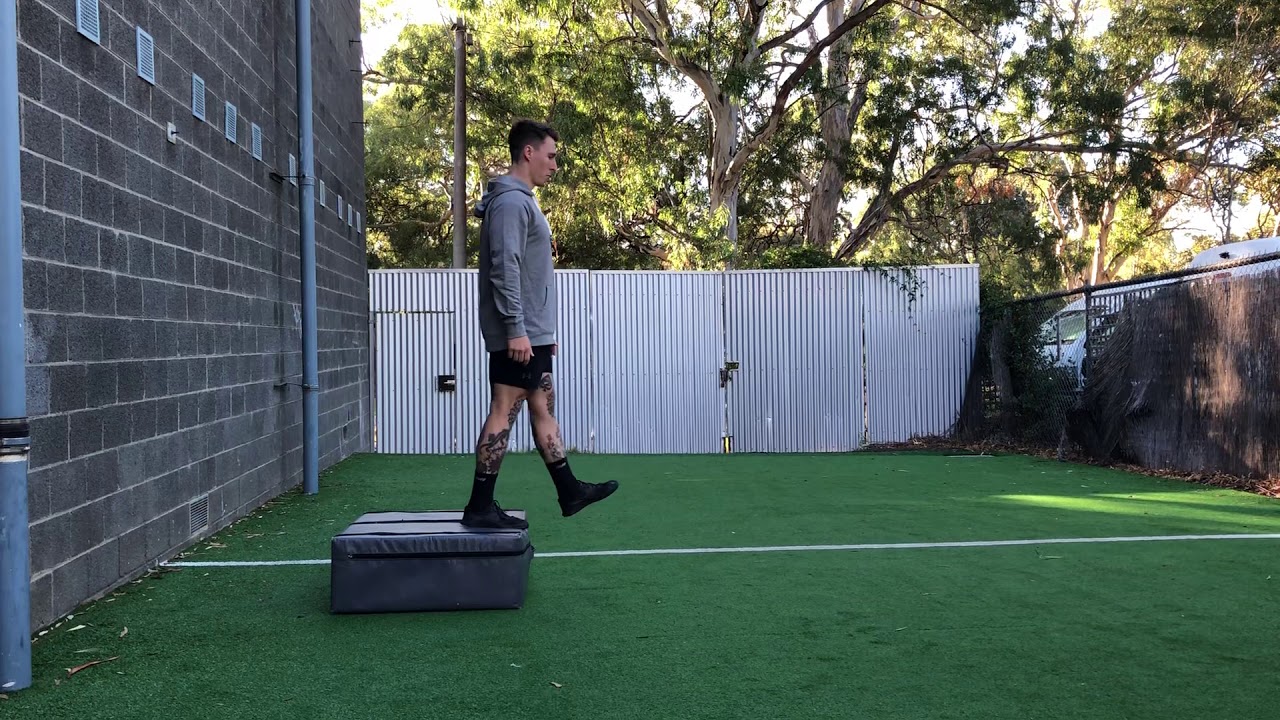 Plyometrics Phase 2: Landing Progression - Depth Drop - YouTube