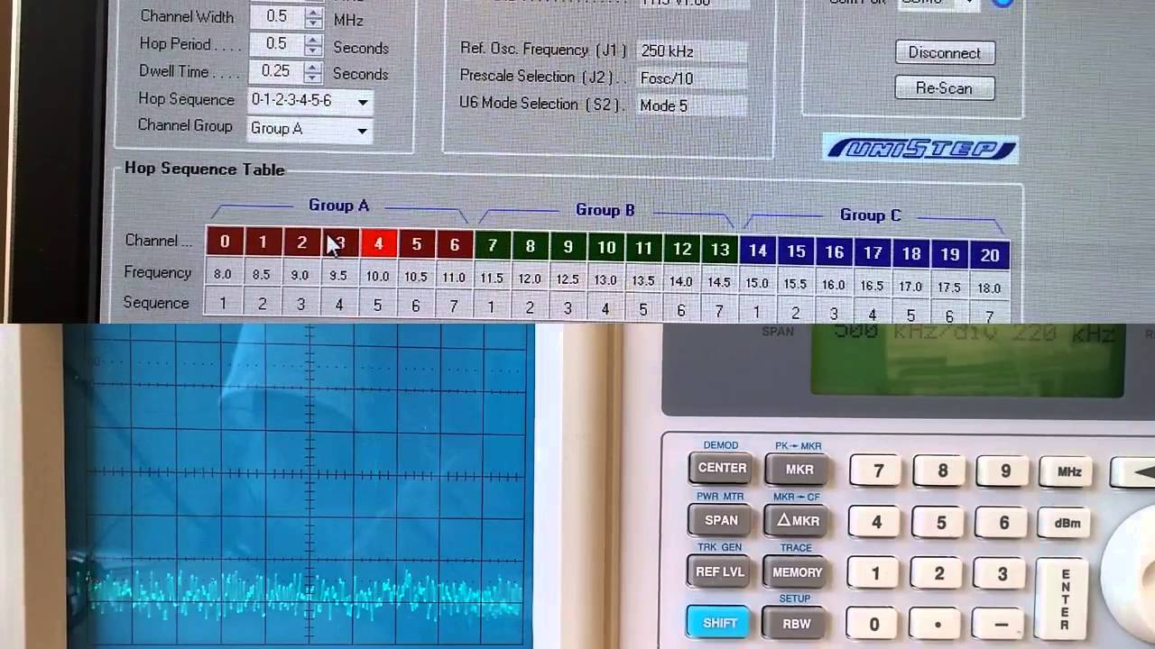 FHS Control Panel and Spectrum Analyzer - YouTube
