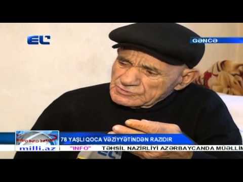 78 yaşlı qoca xeyirxah işinə görə EL TV-ə minnətdarlığını bildirdi