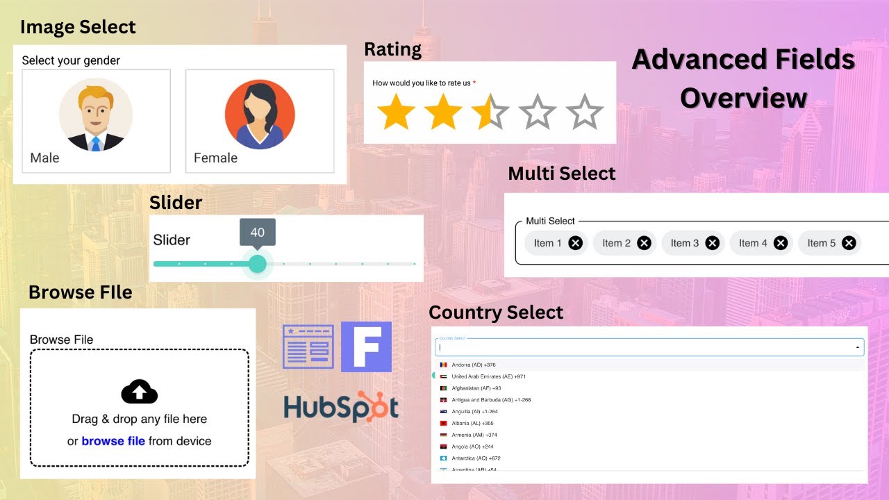 Advanced Fields HubSpot Multi Step FormMaker Overview - YouTube
