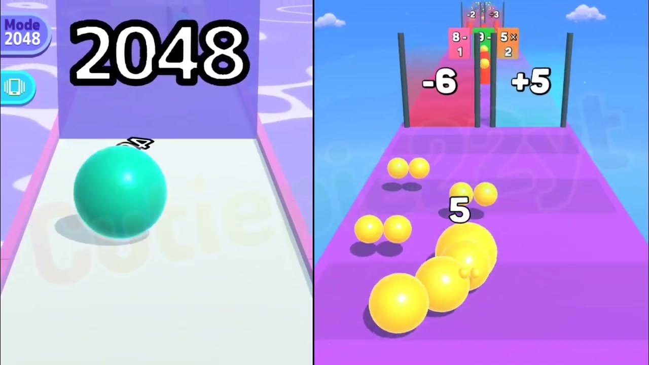 2048 | Number Run vs Ball Run 2048 Infinity : The Merge Master Challenge #cutiepie22yt #mathgame ...