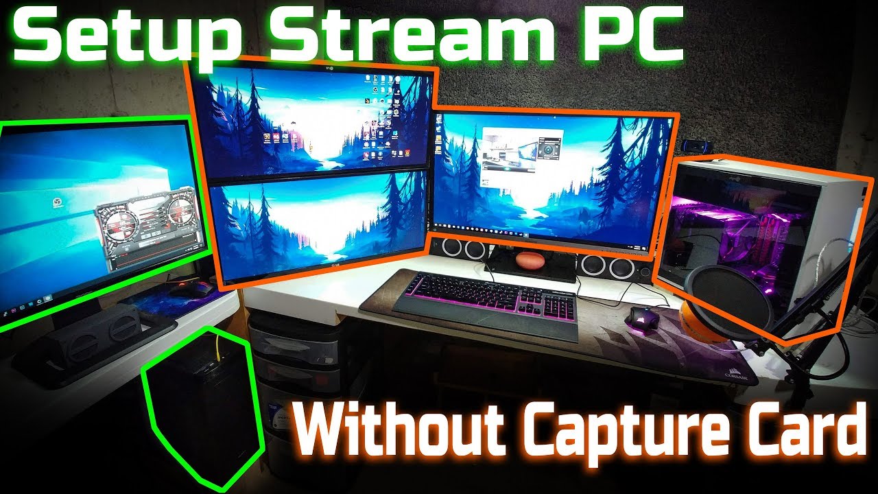 🔴How To Set Up Streaming PC WITHOUT a Capture Card - EASY Live ...