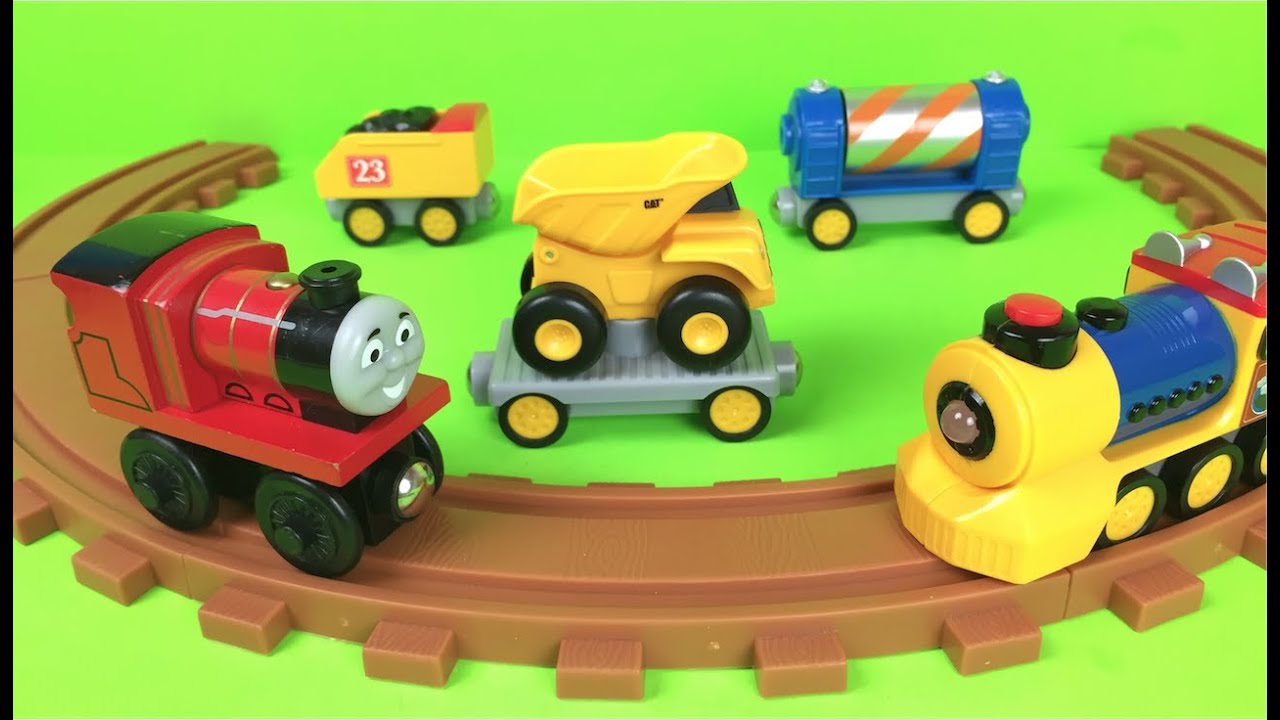 CAT Preschool Express Train with the mini mighty machines the yellow ...