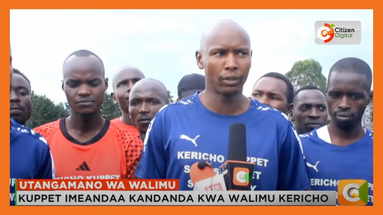 KUPPET yaandaa kandanda kwa walimu kaunti ya Kericho - YouTube