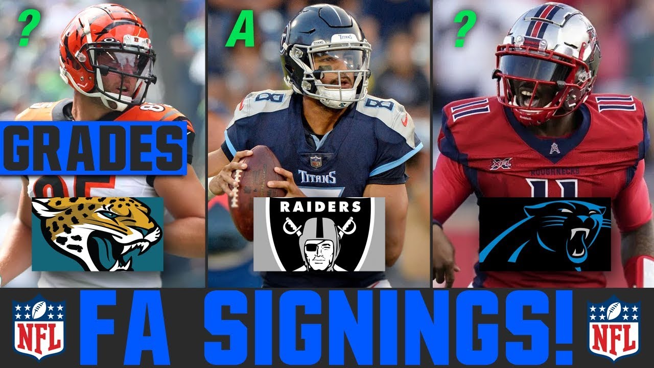 2020 NFL Free Agency Signings & Latest News | Grading NFL Free Agency ...