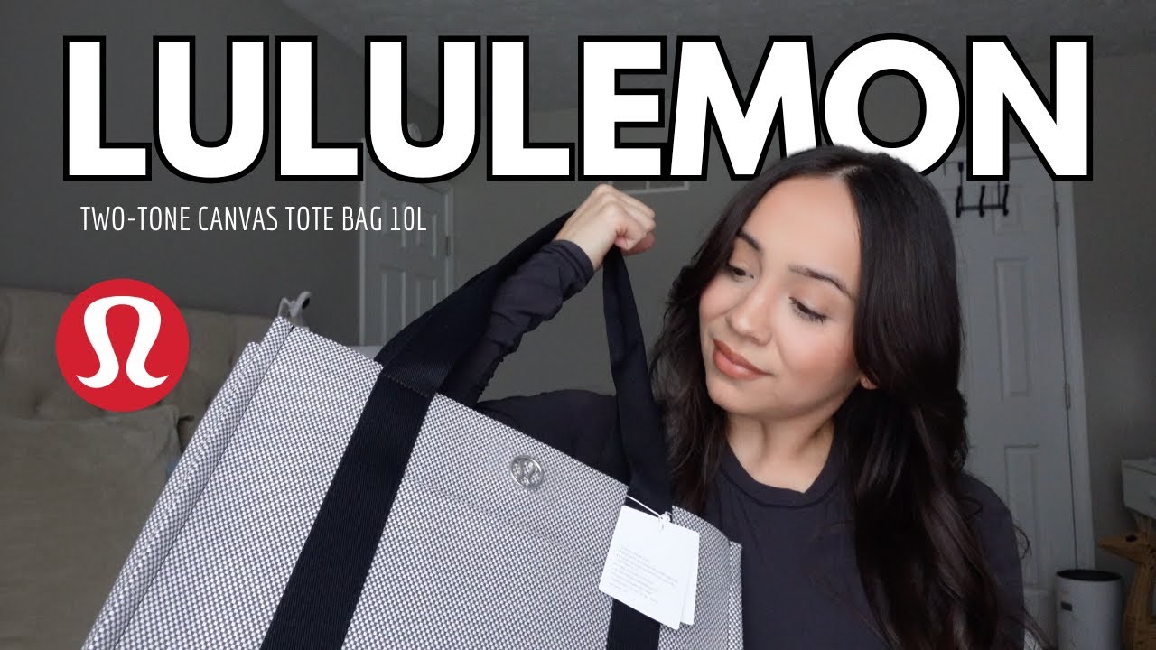 IS IT WORTH IT? Lululemon unboxing and honest review | Two-tone Canvas tote bag 10L - YouTube