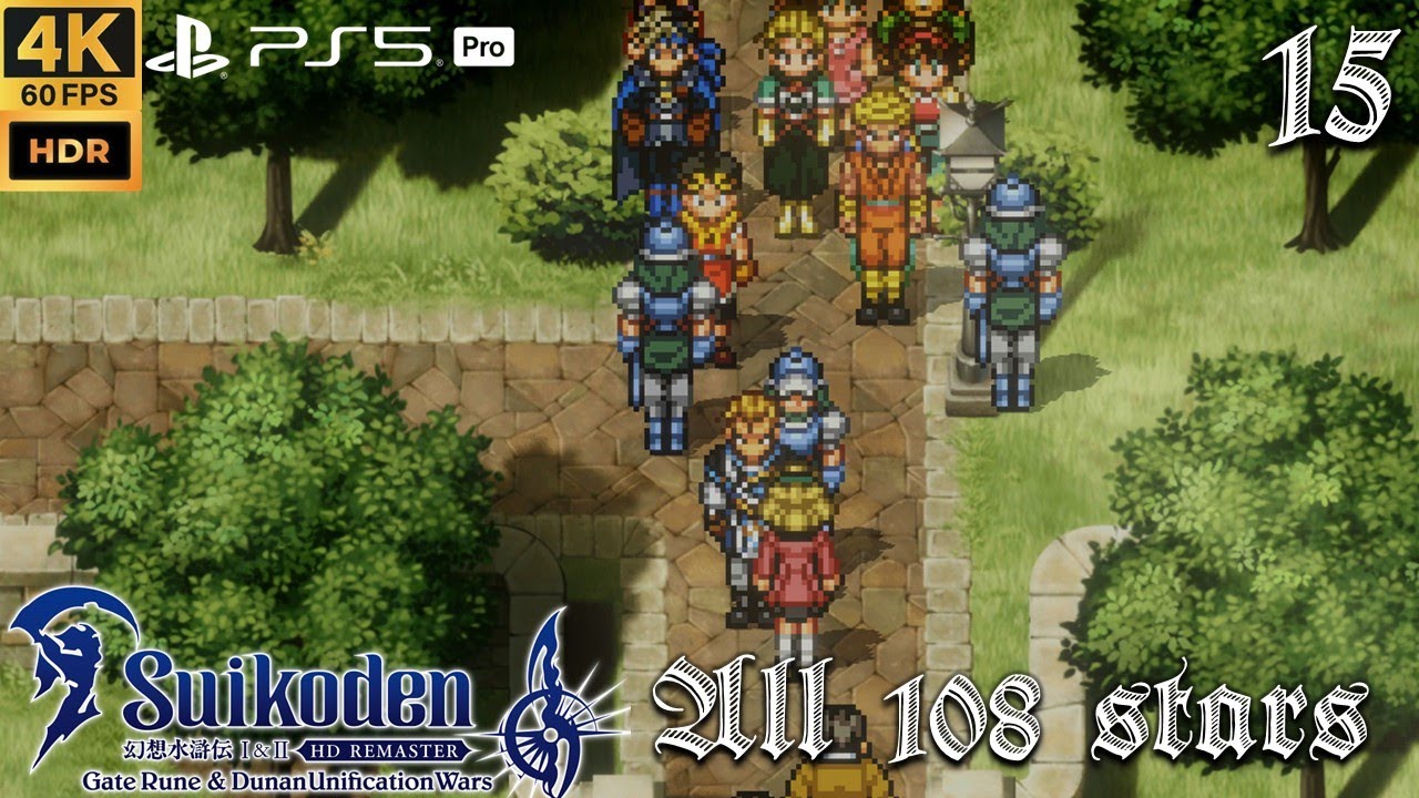 Suikoden 2 HD (2025) PS5 Pro 4K HDR 108 Star #15 Teresa Shin Nina Meg ...