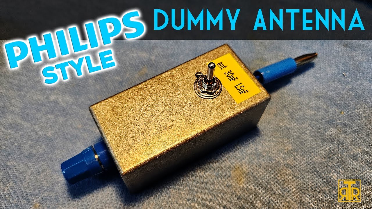 Making a copy of the original Philips dummy antenna - YouTube