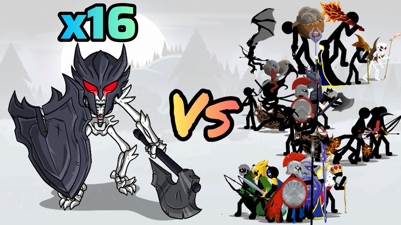 JuggerKnight Vs All Units + All Generals | Army Battle Stick War 3 ...