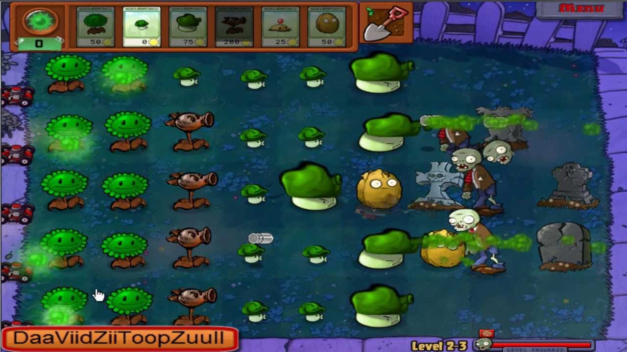 Plantas Vs Zombies Halloween - Nivel 2-3 - 1080p HD - YouTube