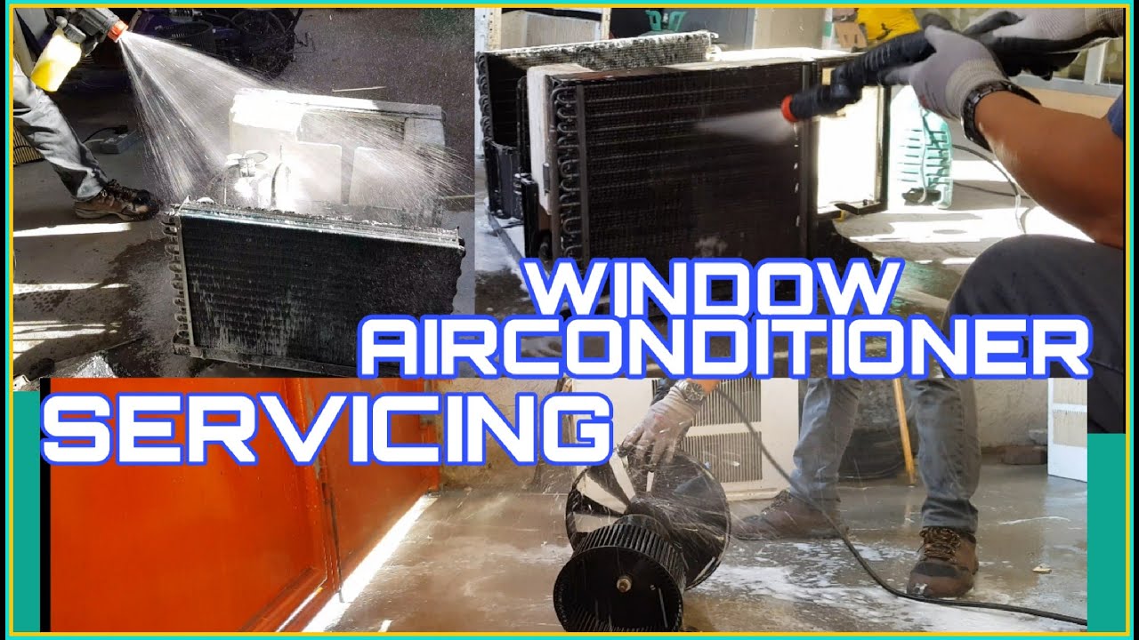 How To Clean Window AirConditioner | Window AC Full Servicing - YouTube