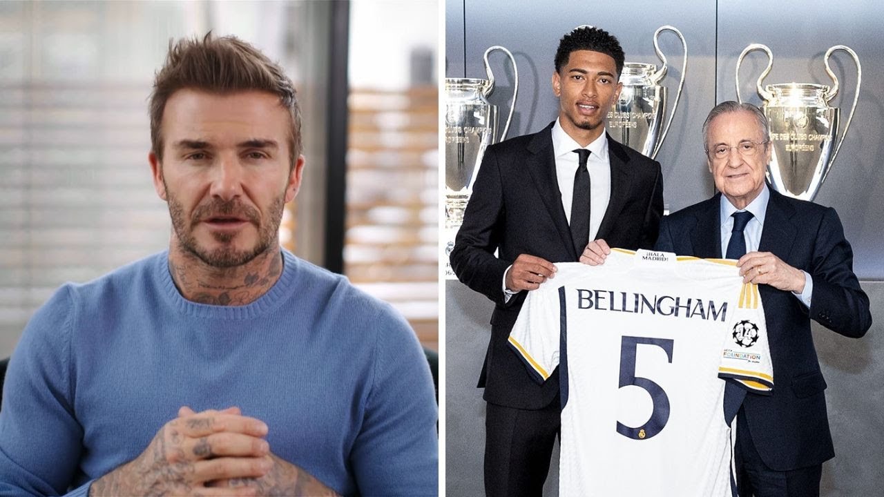 Beckham Message To Bellingham's Signing For Real Madrid - YouTube
