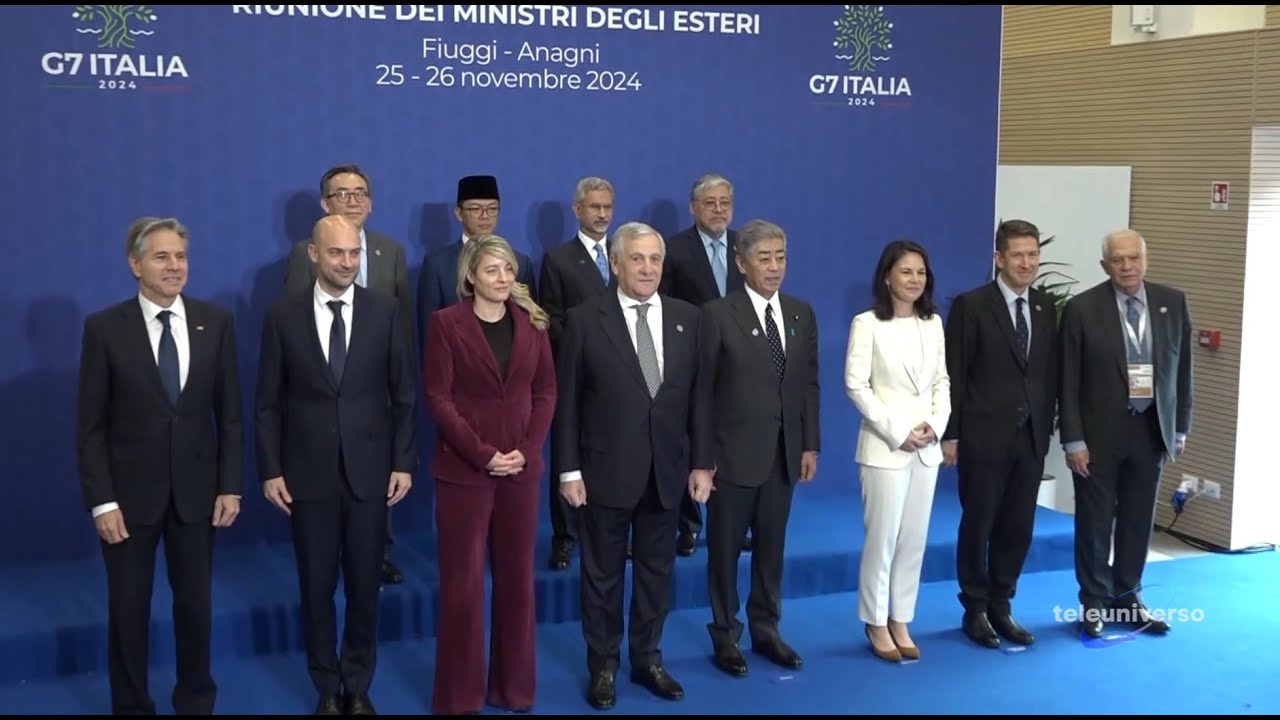 FIUGGI: Chiusura G7 del 26-11-2024 - YouTube