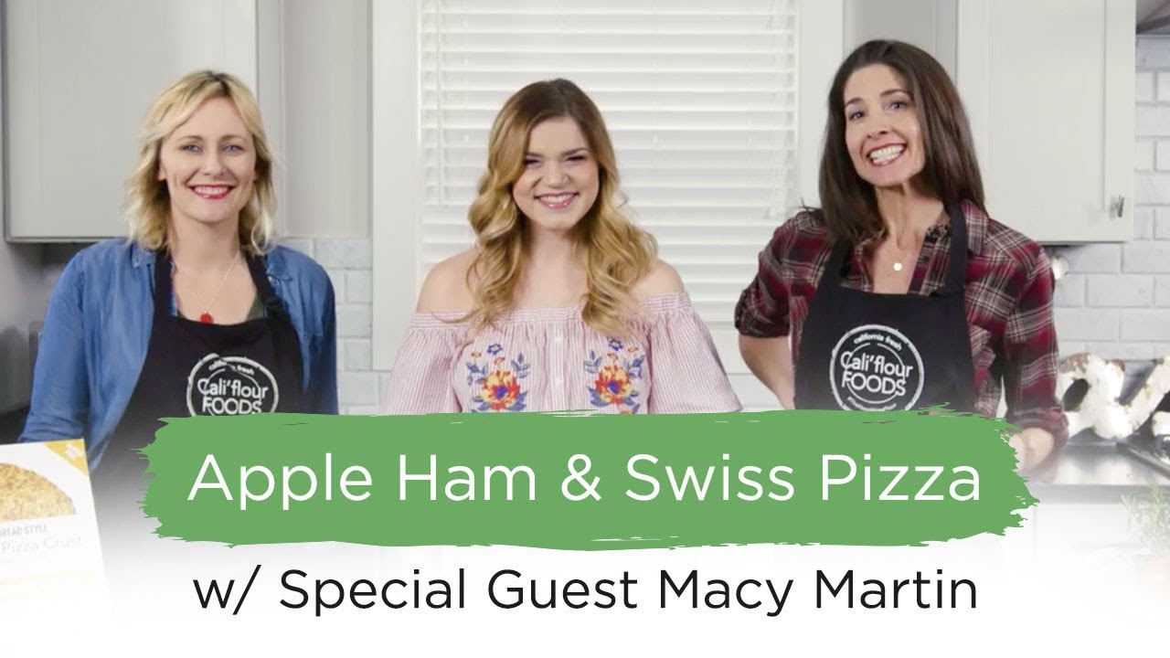 Ham and Cheese Cauliflower Pizza with country singer Macy Martin - YouTube