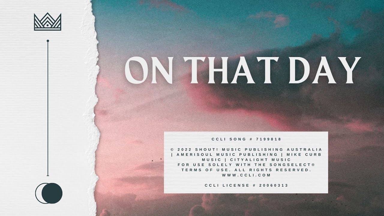On That Day | Song Of The Month - YouTube
