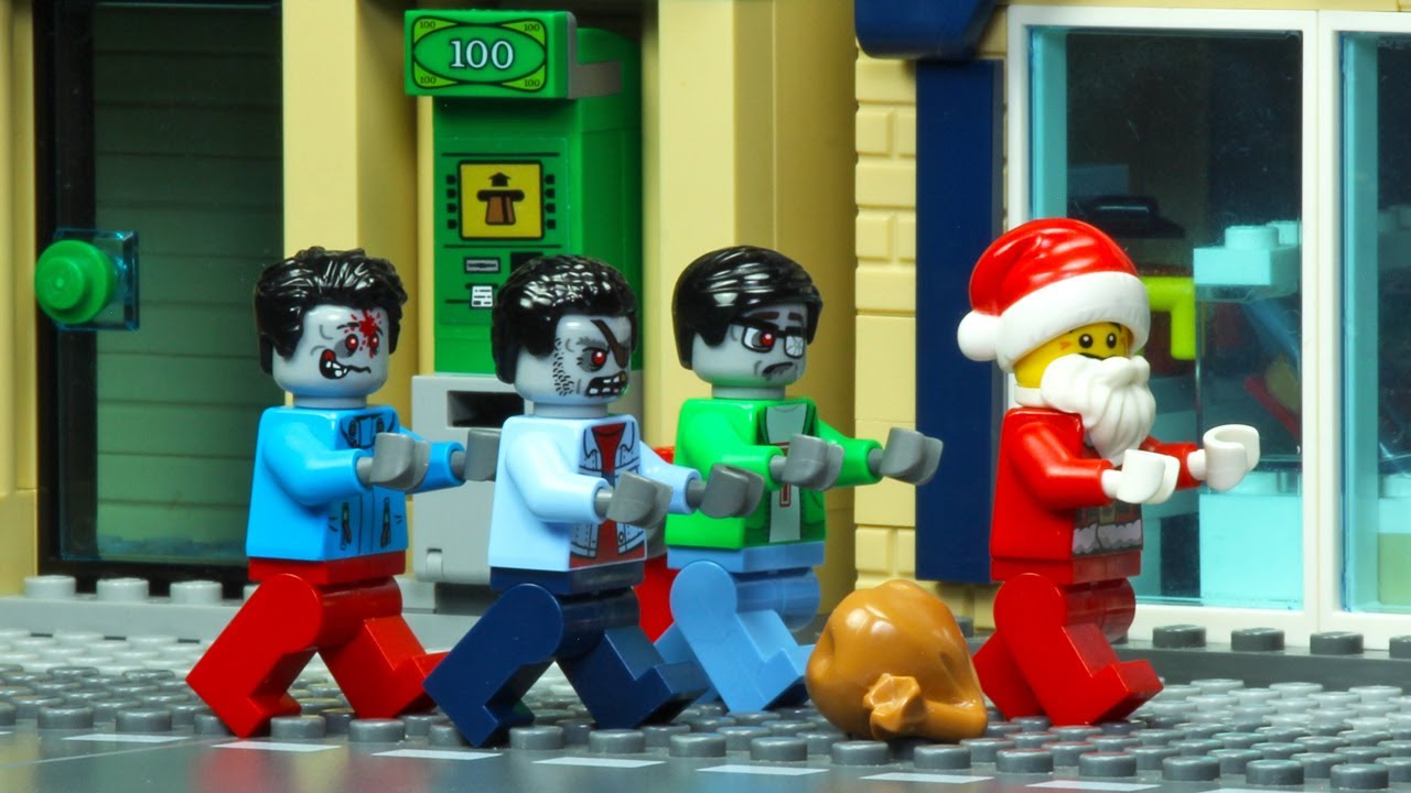 Lego City Santa Claus Christmas Zombie Attack - YouTube
