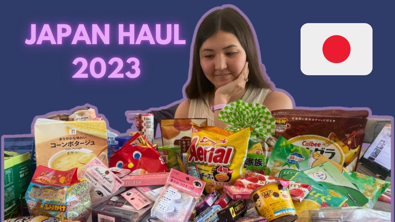 JAPAN HAUL 2023!! 🎌 snacks, candy, skincare & more! - YouTube