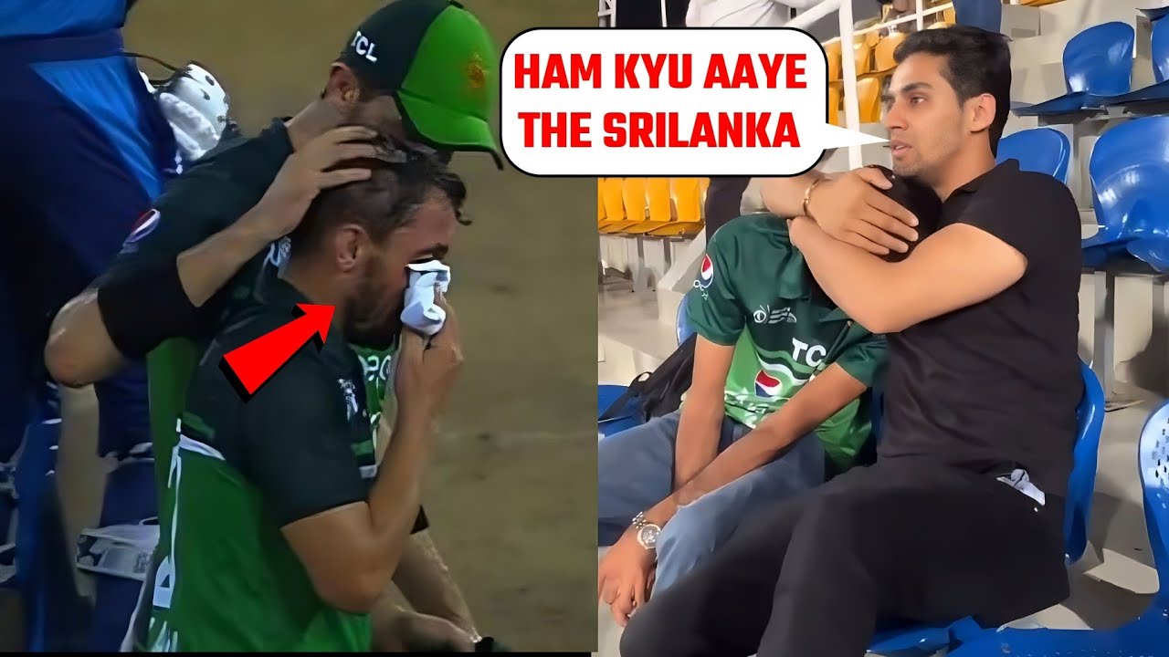 Pakistani player and Fan's crying after lost the Nail biting Match ...