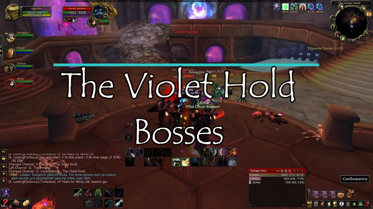 Combat Rogue | The Violet Hold Bosses list | Wrath classic (WOTLK ...