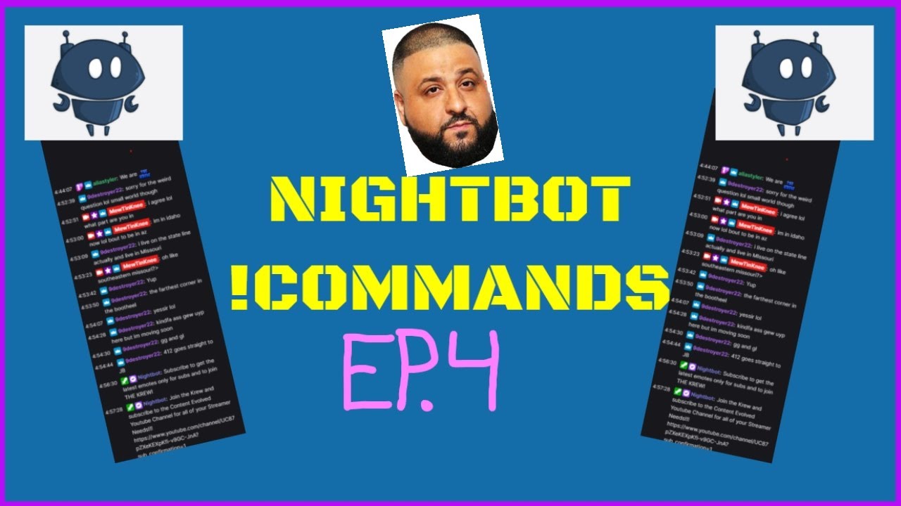 𝐍𝐢𝐠𝐡𝐭𝐁𝐨𝐭 𝐂𝐨𝐦𝐦𝐚𝐧𝐝𝐬 𝐄𝐏.𝟒 (𝐃𝐉 𝐊𝐇𝐀𝐋𝐄𝐃) - YouTube