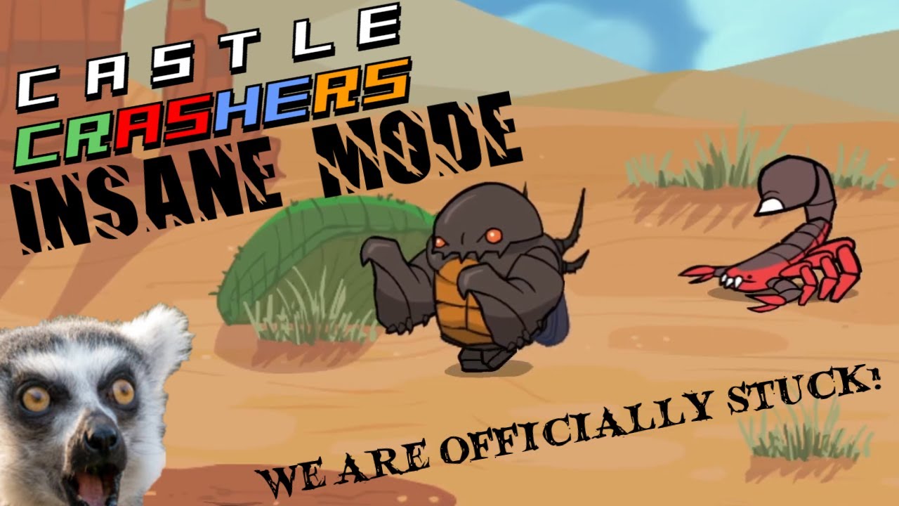 We got stuck! The desert is evil! - Castle crashers - YouTube