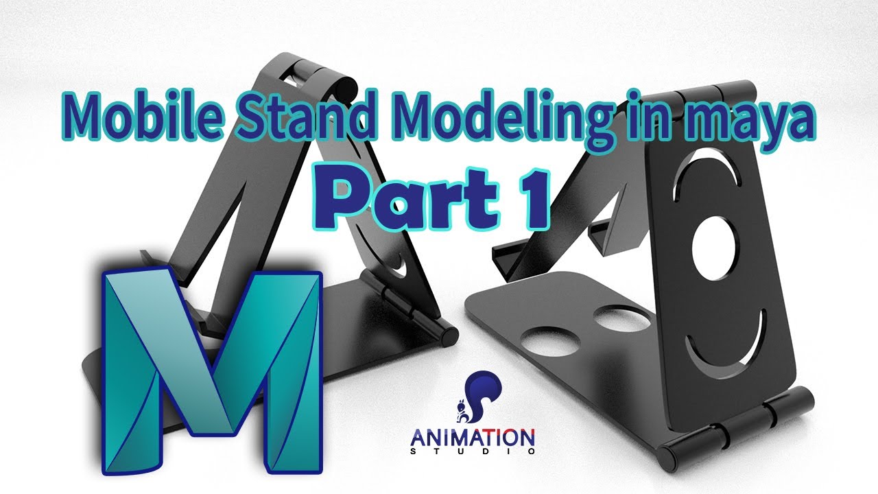 Mobile Stand 3d Modeling in maya part 1 | Maya modeling for beginners ...