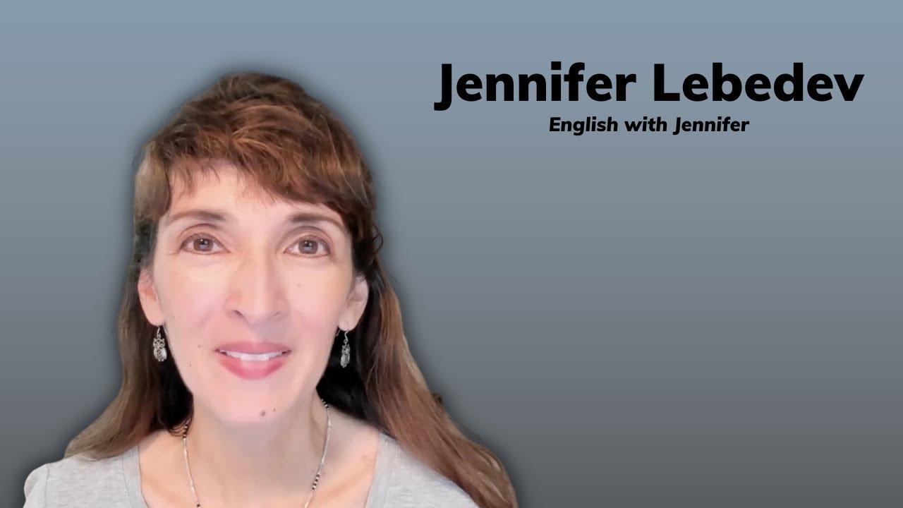 Jennifer Lebedev | English with Jennifer | #BattleEnglish - YouTube