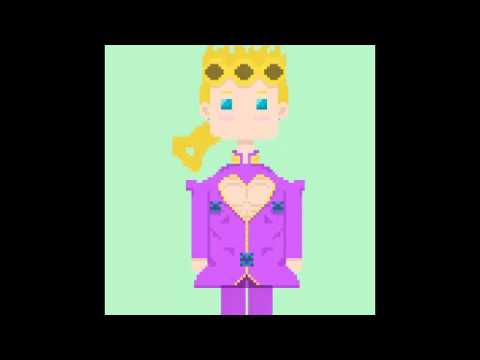 Pixel Art / Fan Art de Giorno Giovanna (JoJo No Kimyou Na Bouken ...