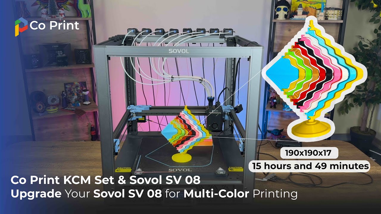 Upgrade the Sovol SV08 for 8-Color Printing! | Co Print KCM Set Installation - YouTube