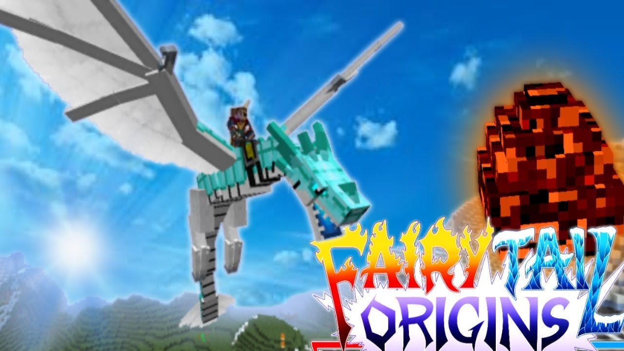Minecraft FAIRY TAIL ORIGINS #19 "AURORAS FIRST FLIGHT!" (Minecraft ...
