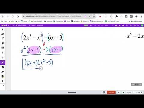 Factor by grouping part 1 - YouTube