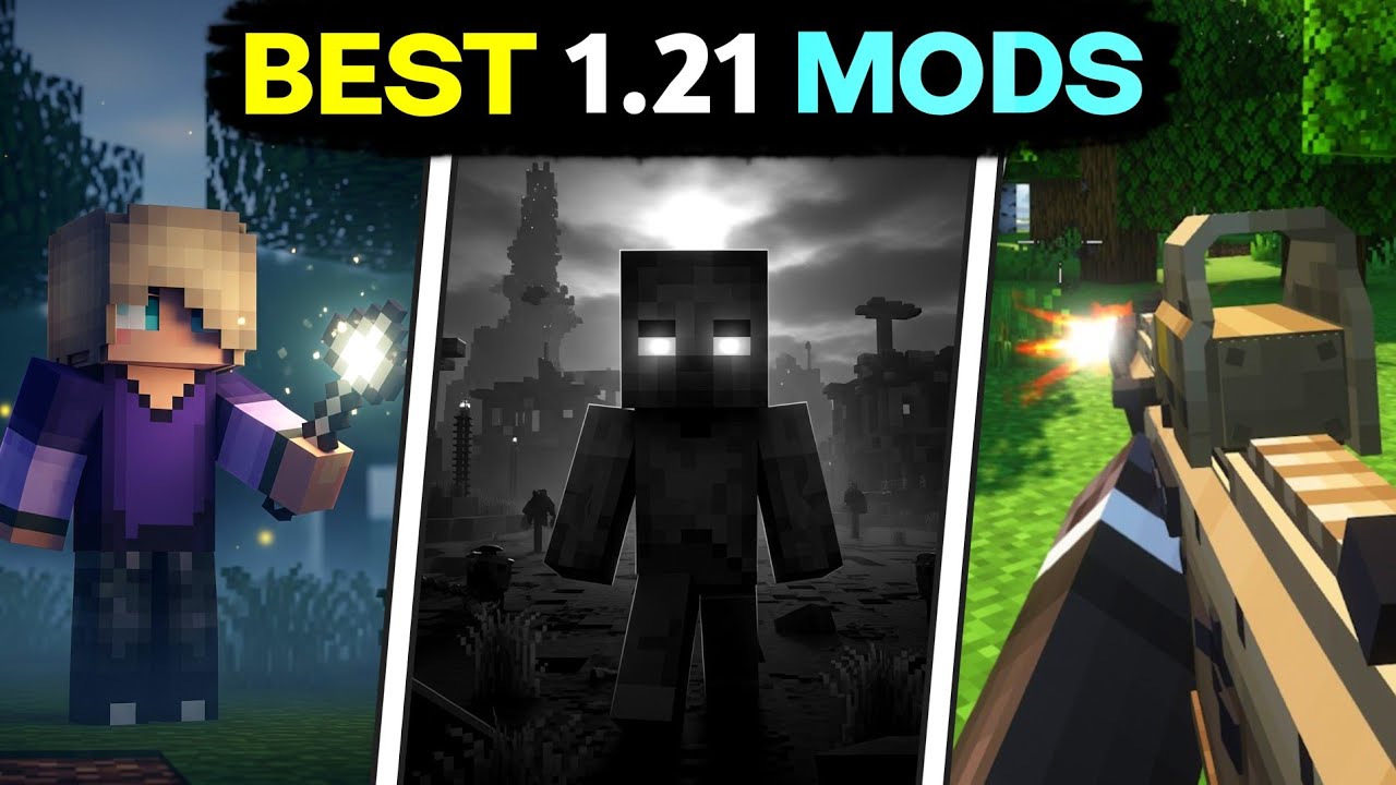 Top 5 Mods For Mcpe (1.21+) || amazing Mods For Minecraft pocket ...