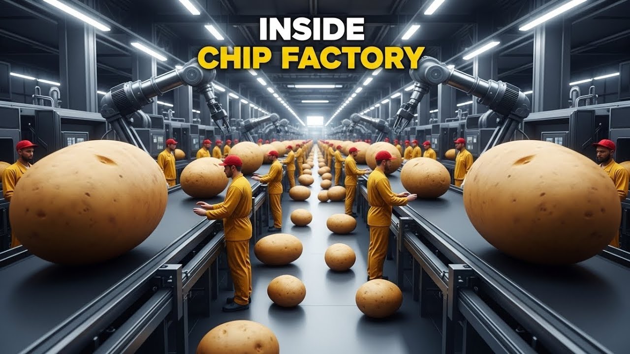 Inside the Potato Chips Factory – Full Process: How Million-Dollar ...