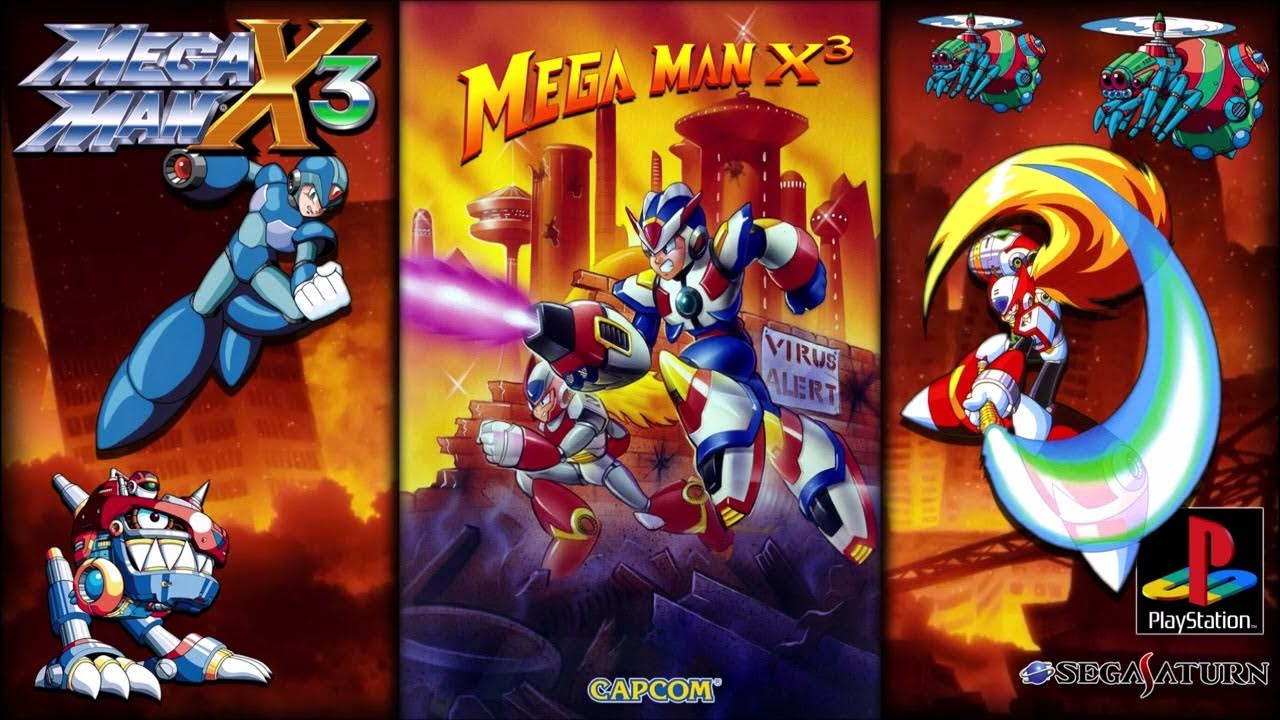 Mega Man X3 -05- Opening Stage Start *Cutscene*🎬 (SATURN/PS1) - OST - YouTube