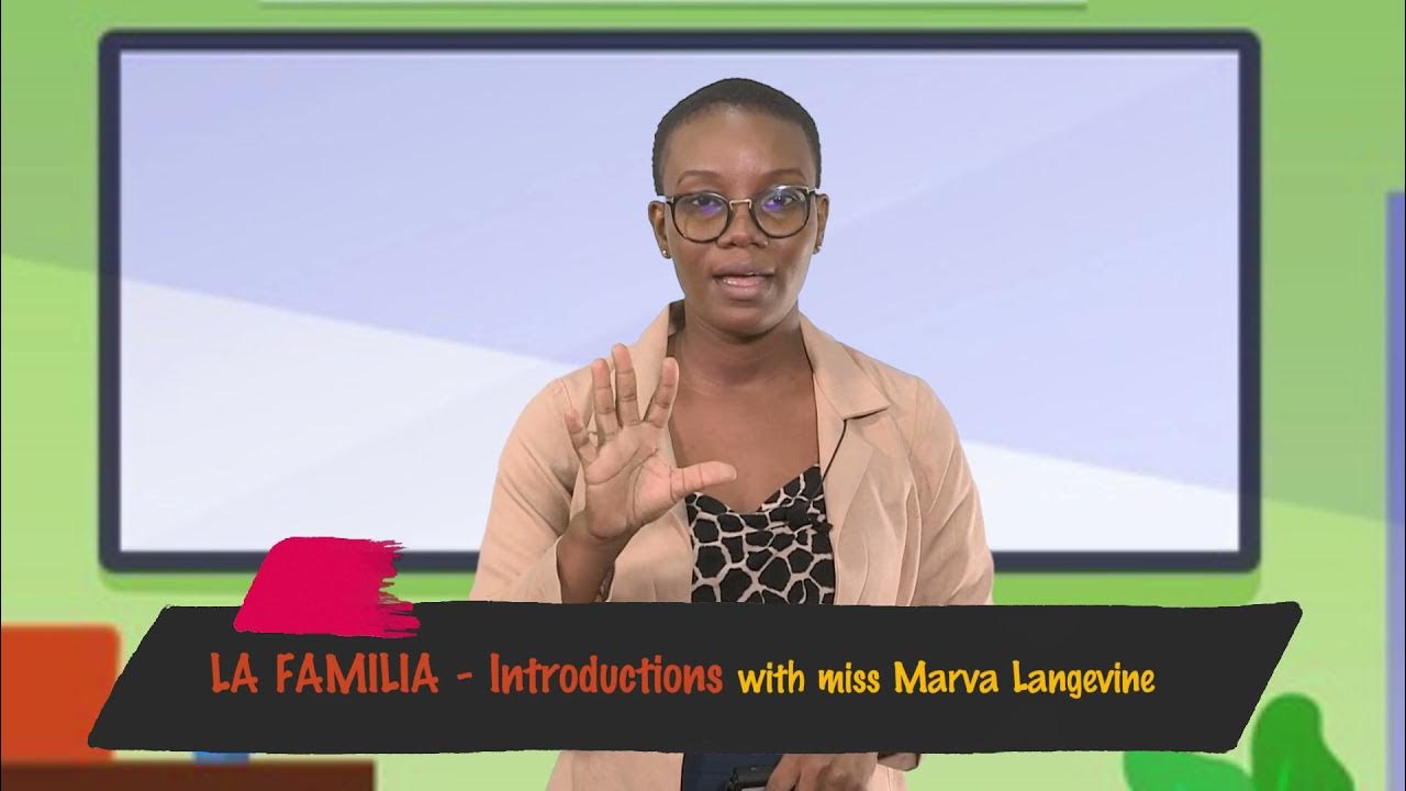 Spanish - Grade 7: La Familia - Introductions - YouTube