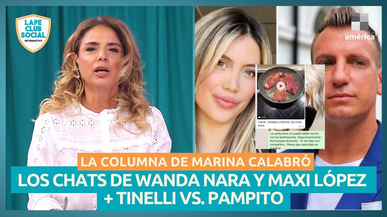 Wanda Nara y Maxi López: chats, polémicas y MasterChef | LA COLUMNA DE ...