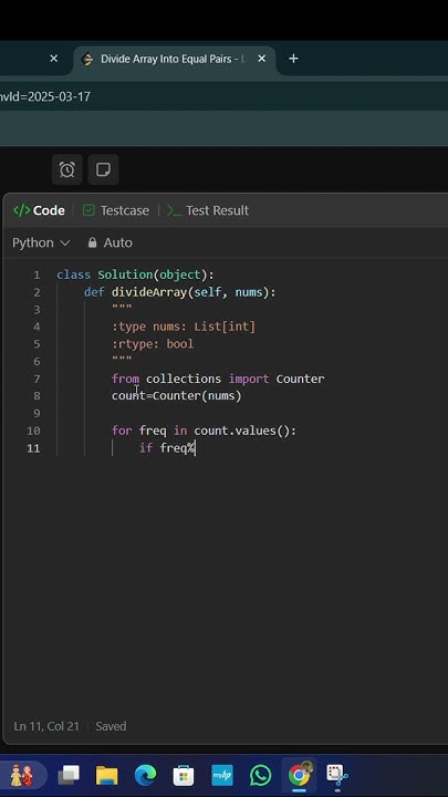 17.3.25 leetcode daily challenge || expert answers and questions #shortsfeed #learnpython # ...